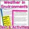 Weather in Environments Biomes Nonfiction Reading Comprehension Passage ...