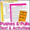 Push & Pull Informational Text & Worksheet Forces & Motion Reading ...