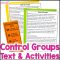Control Groups Informational Text & Activities | Experiments Close ...