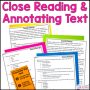 Sound Energy Informational Text Close Read Forms of Energy Reading ...