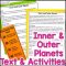 Inner and Outer Planets Reading Passage Planets of the Solar System ...