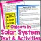 Planets & Other Objects in Space Solar System Close Reading Passage ...