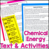 Form of Energy Reading Passage & Questions Chemical Energy Science ...