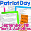 Patriot Day 9 11 Close Read Passage September 11th Informational Text ...