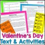 History of Valentines Day Reading Comprehension Informational Close ...