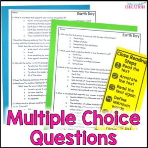 History of Earth Day Informational Text & Activity Reading ...