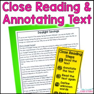 Daylight Savings Time Nonfiction Reading Comprehension Passage Close ...