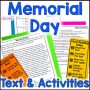 History of Memorial Day Reading Activity and Informational Text with ...