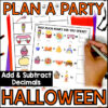 Plan a Halloween Math Party – October Adding and Subtracting Decimals ...