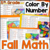 Thanksgiving Color by Number – November & Fall Coloring Pages – 5th ...