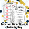 New Year’s Math Activity – Solve the Room – Double Digit Multiplication ...