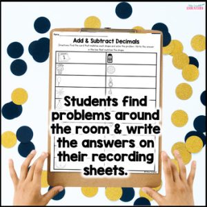 New Year's Math Activity - Solve the Room - Adding and Subtracting ...