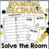 New Year’s Math Activity – Solve the Room – Rounding Decimals Math ...