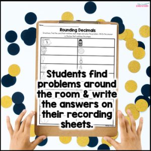 New Year’s Math Activity – Solve the Room – Rounding Decimals Math ...