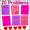 Multiplication Facts Practice – Valentine’s Day Math – Solve the Room ...
