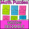5th Grade Math Games – Matching Puzzles Math Centers – Entire Year ...