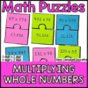 Multiplying Whole Numbers Puzzle 3 Digit by 2 Digit Multiplication Game ...