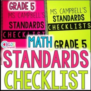 Florida BEST Standards Math – 5th Grade Standards Checklist Student ...