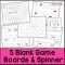 Blank Board Game Templates – Math Board Game Project – Enrichment ...