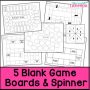 Blank Board Game Templates – Math Board Game Project – Enrichment ...