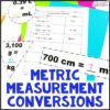 5th Grade Metric Conversion Activities – Converting Metric Units ...