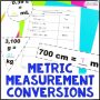 5th Grade Metric Conversion Activities – Converting Metric Units ...