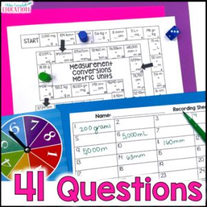 Converting Metric Units Game – Metric Conversion Activities ...