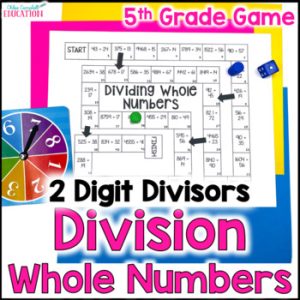 5th Grade Math Centers – Math Review – Board Games for the Entire Year ...