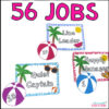Editable Classroom Jobs – Summer Beach Themed Classroom Decor – Back to ...