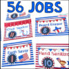 Editable Classroom Jobs Chart - Patriotic Themed Classroom Decor ...