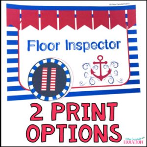 Editable Classroom Jobs - Nautical Theme Classroom Decor - Back to ...