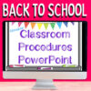 Classroom Procedures Powerpoint & Student Name Tags – Classroom Decor ...