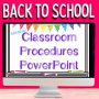 Classroom Procedures Powerpoint & Student Name Tags – Classroom Decor ...