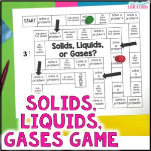 Solids Liquids Gases Game – States of Matter Activity – Science Review ...
