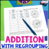 Adding 2 Digit Numbers with Regrouping up to 4 Digits Addition Spinner ...