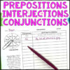 Prepositions Interjections Conjunctions Spinner Game – Parts of Speech ...