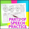 Prepositions Interjections Conjunctions Spinner Game – Parts of Speech ...