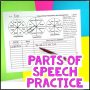 Prepositions Interjections Conjunctions Spinner Game – Parts of Speech ...