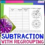 Subtraction with Regrouping – 1 Digit up to 4 Digit Subtraction Math ...