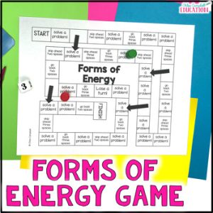 Forms of Energy Game – Light Sound Heat Electrical Mechanical – Science ...