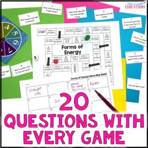 Forms of Energy Game – Light Sound Heat Electrical Mechanical – Science ...