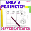 Area and Perimeter Game | 4th and 5th Grade | Differentiated Math ...