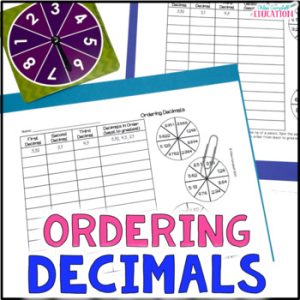 5th Grade Math Review – Differentiated Math Games – Bundle – Spin and ...