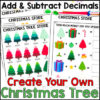 Christmas Math Project – Decorate a Christmas Tree Adding Decimals ...