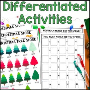 Christmas Math Project – Decorate a Christmas Tree Adding Decimals ...