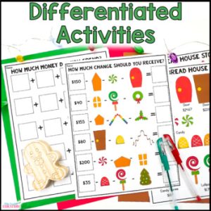 Gingerbread House – Christmas Math – Add and Subtract Decimals ...