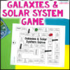 Solar System and Planets Game – Types of Galaxies – Science Review ...
