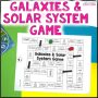 Solar System and Planets Game – Types of Galaxies – Science Review ...