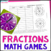 Add Subtract Multiply Divide Fractions Activities Operations with ...