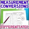 Converting Customary & Metric Units Game 5th Differentiated Measurement ...